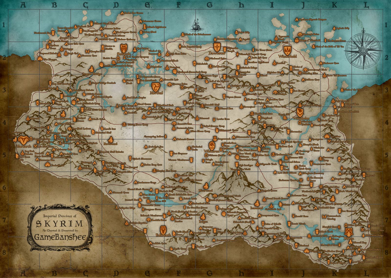 Skyrim - Mapas e Geografia :: GamerSpaces